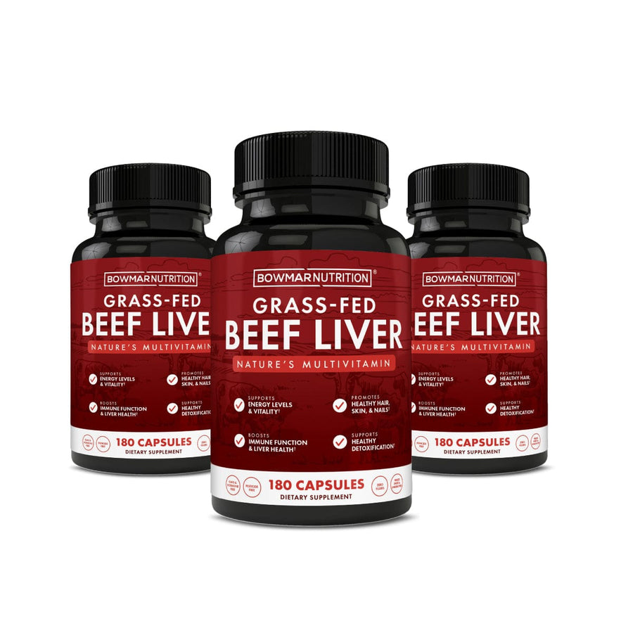 Beef Liver Caps - Grass Fed | Bowmar Nutrition