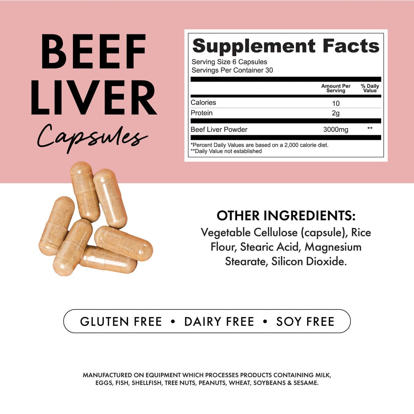 Beef Liver Caps - Grass Fed | Bowmar Nutrition