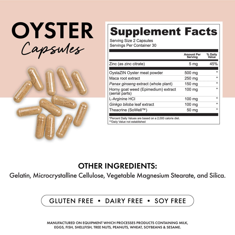 Oyster Capsules | Bowmar Nutrition